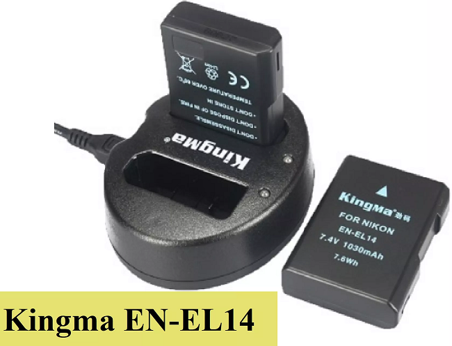 Bộ Pin Sạc Kingma EN-EL14 | Pin EN-EL14 | Mayanh24h