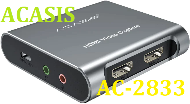 Capture Livestream ACASIS AC-VS2833 | ACASIS AC-VS2833 | Capture ...