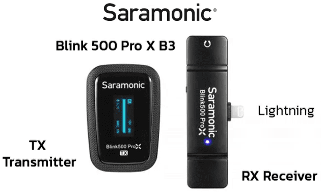 Saramonic Blink 500 ProX B3 | Blink 500 ProX B3 | Micro cho iphone ...