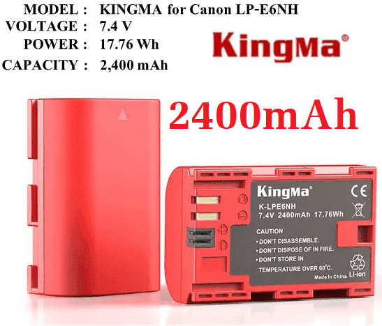 Pin Kingma LP-E6NH | Pin LP-E6NH | Pin LP-E6 | Mayanh24h