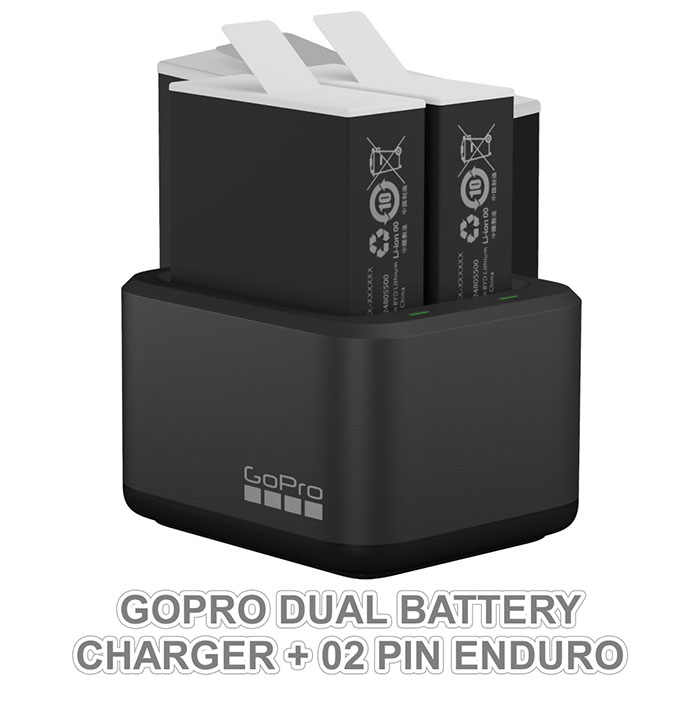 Bộ sạc đôi GoPro Dual Battery Charger + 02 Pin Enduro | GoPro Dual ...
