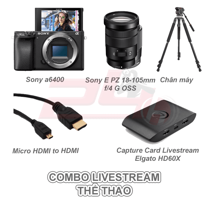 Combo livestream thể thao | Thiết bị Livestream | Phụ kiện Livestream | Mayanh24h