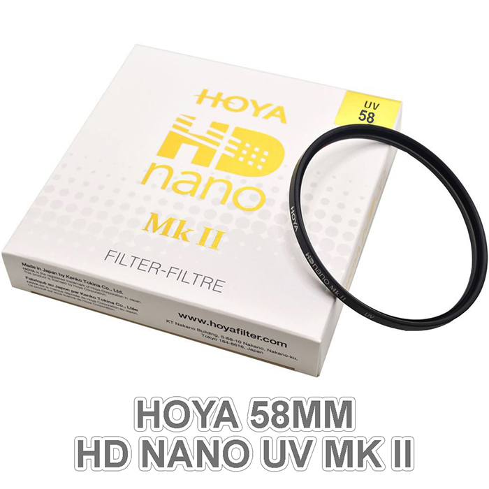 Hoya 58mm HD Nano UV Mk II | Filter Hoya HD Nano | Hoya 58mm | Mayanh24h