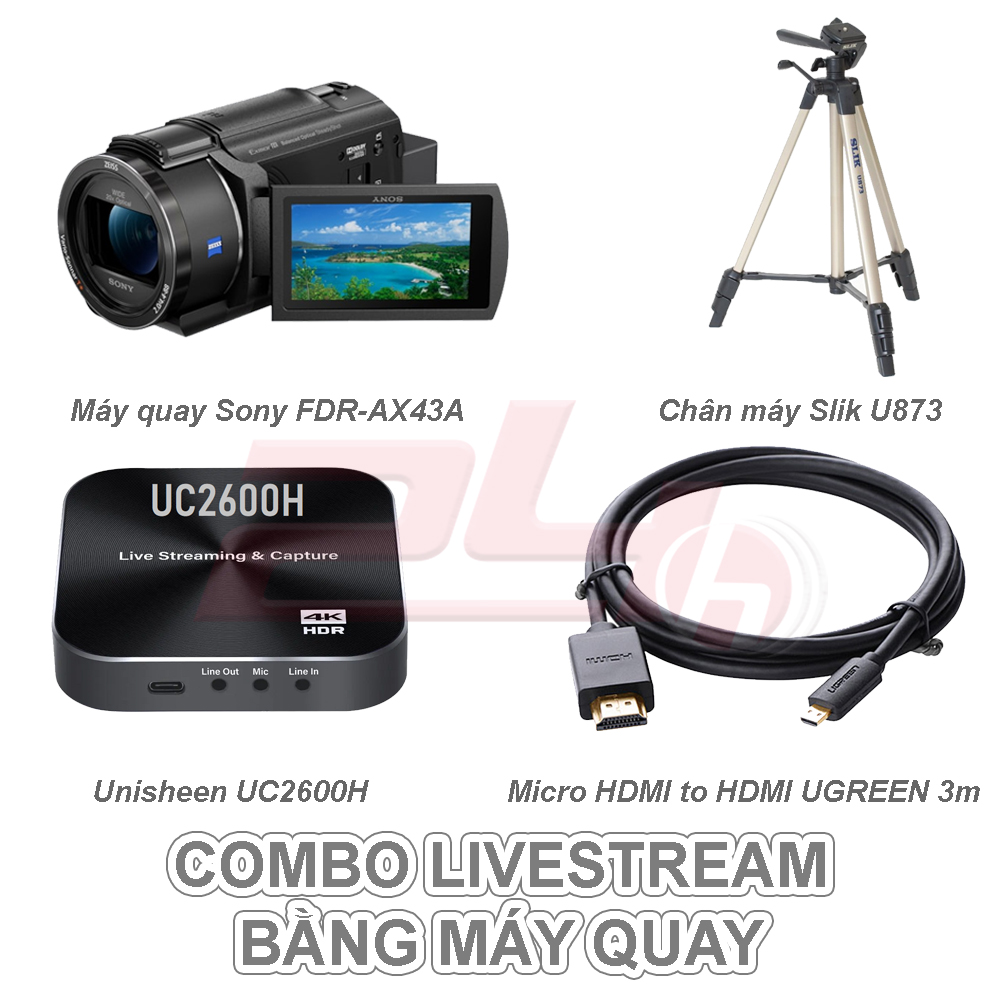 Combo Livestream bằng máy quay | Livestream | Bộ máy livestream | Thiết bị Livestream | Mayanh24h