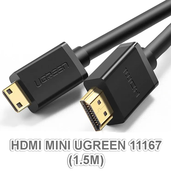 Dây cáp HDMI Mini Ugreen 11167 dài 1.5m | Ugreen 11167 | Cap Mini HDMI ...