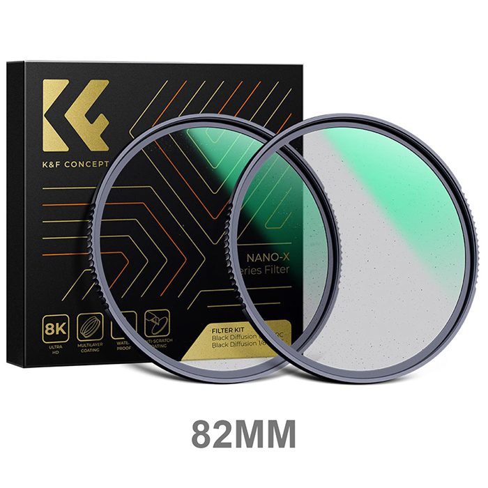 Kính lọc K&F Concept Black Mist 1/4 Nano X 82mm | Kính lọc K&F | Black Mist 1/4 | Mayanh24h