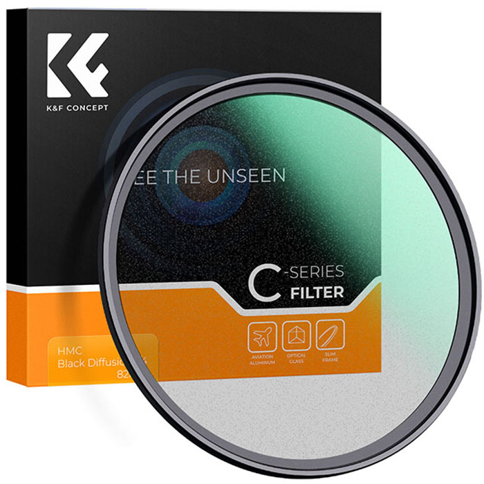 Kính lọc K&F Concept Black Mist Diffusion 1/4 72mm | Black Mist | Kính lọc K&F | Mayanh24h