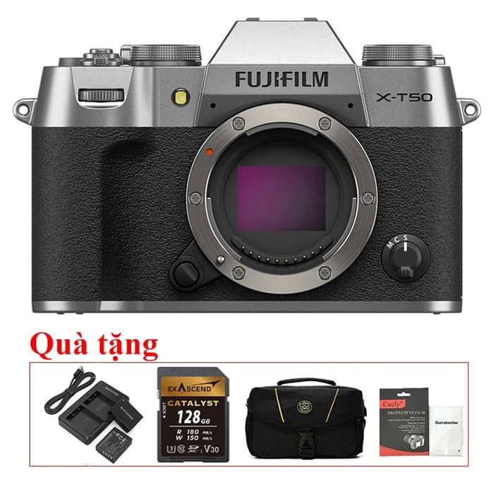 Máy ảnh Fujifilm X-T50 | X-T50 | Fuji X-T50 | Fujifilm X-T50 Màu bạc Body | Fujifilm | Mayanh24h
