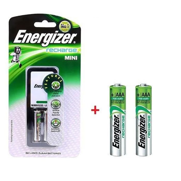 Bộ 2 pin AAA + Sạc Energizer 700mAh | Pin Sạc Energizer | Mayanh24h