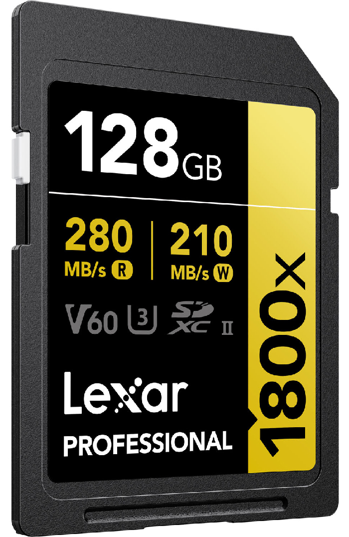 Thẻ Nhớ Lexar Professional 1800x SDXC UHS-II U3 V60 128GB