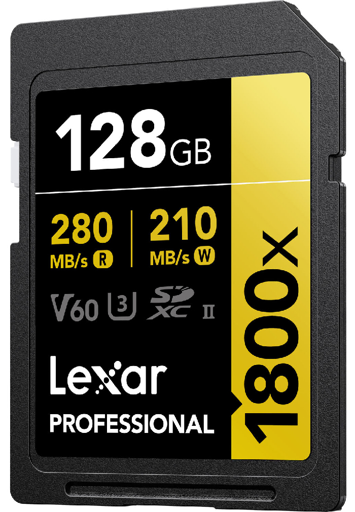 Thẻ Nhớ Lexar Professional 1800x SDXC UHS-II U3 V60 128GB