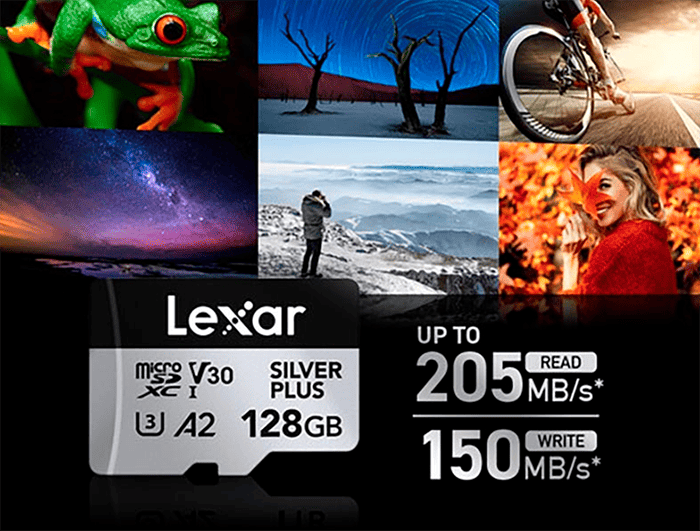 Thẻ Nhớ Lexar Silver Plus microSDXC UHS-I V30 128GB – Hiệu Suất 4K Đỉnh Cao