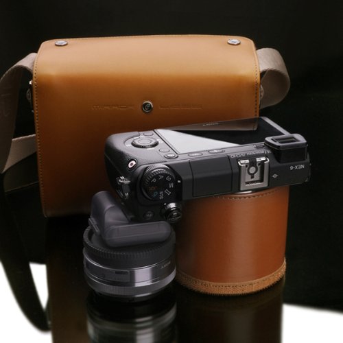 Gariz Genuine Leather CB-LZSSLB Compact Camera Zoom Case Bag for ...