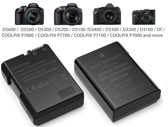 Pin RAVPower EN-EL14 | Pin EN-EL14 | Mayanh24