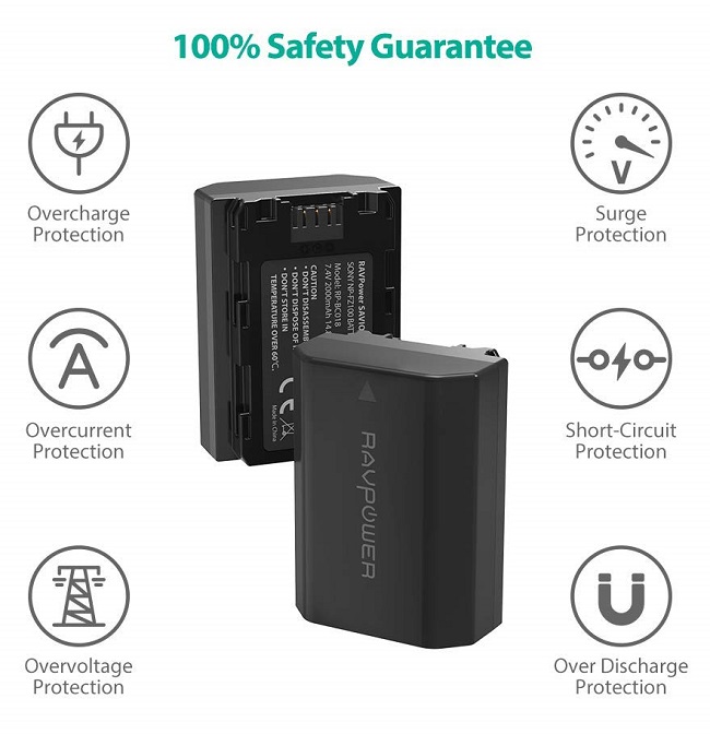 Bộ Pin RAVPower FZ-100 | Pin Sony FZ-100 | Mayanh24h