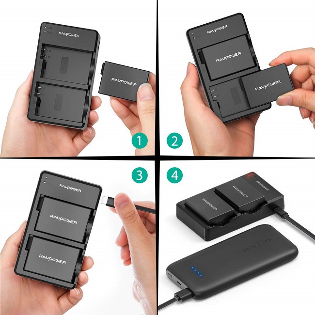 Pin sạc RavPower LP-E8 | Pin Canon LP-E68 | Mayanh24h