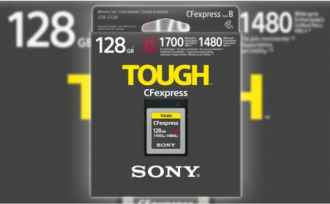 Thẻ nhớ Sony CF Express Type B TOUGH 128GB 1700MB | Mayanh24h.com