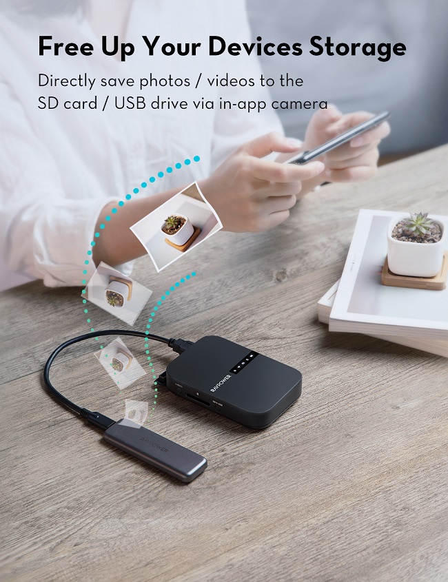 Router Wifi Filehub Ravpower AC750 | Wireless Travel Router | mayanh24h