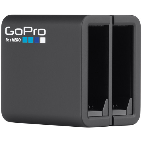 GoPro Dual Battery Charger + Battery For HERO5 Black, HERO 6, HERO 7