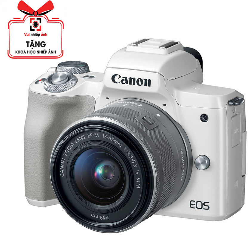 Canon EOS M50 Màu trắng | Giá và dịch vụ tốt nhất tại Mayanh24h