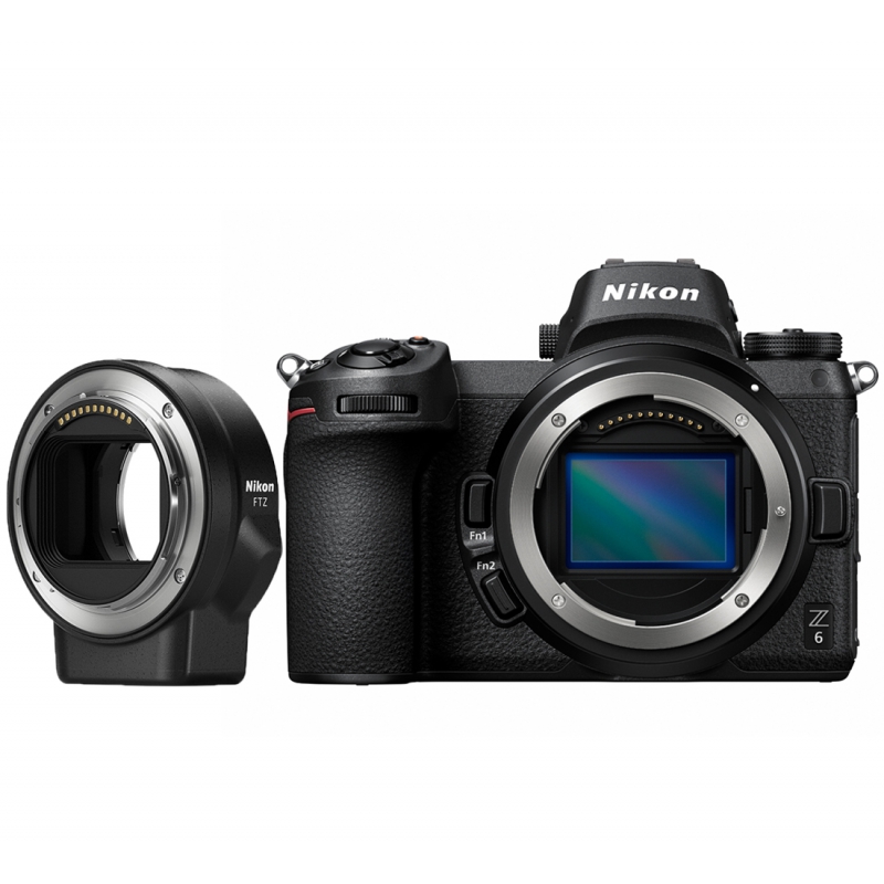Nikon Z6 và ngàm Nikon FTZ Mount Adapter
