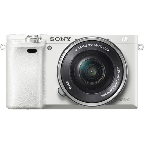 Sony A6000 + Kit 16-50mm màu trắng hàng qua sử dụng