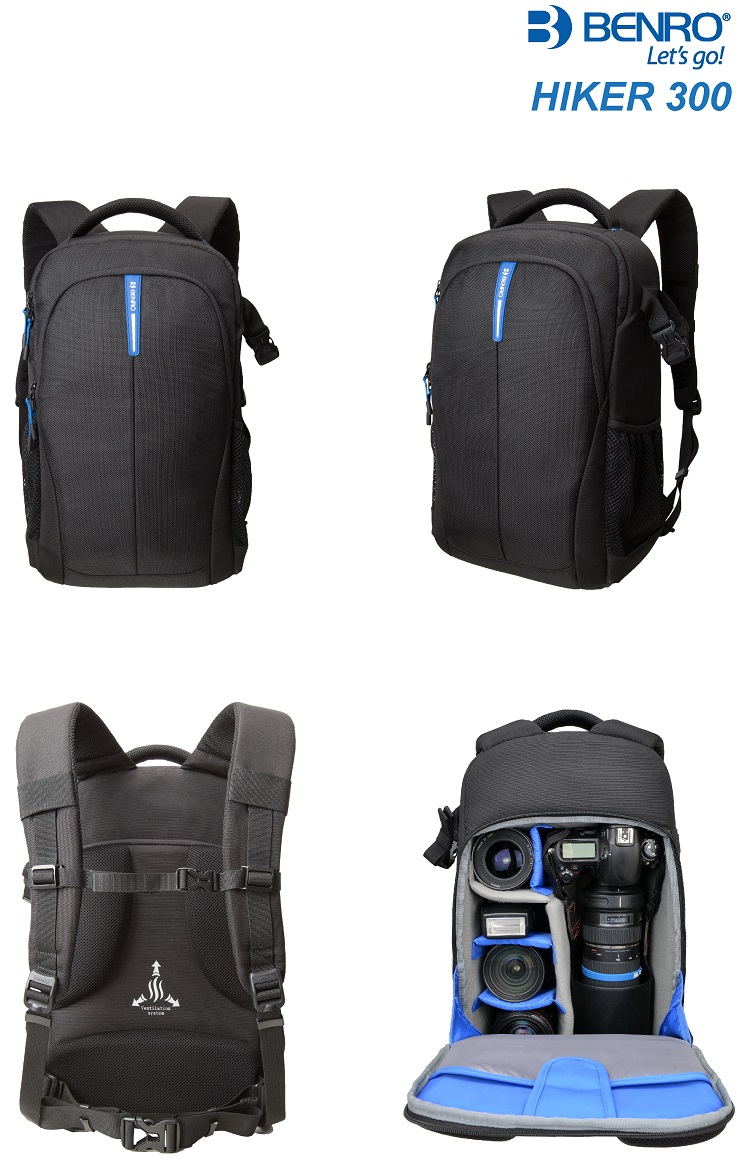 Ba lô Máy ảnh Benro Hiker 300 | Mayanh24h